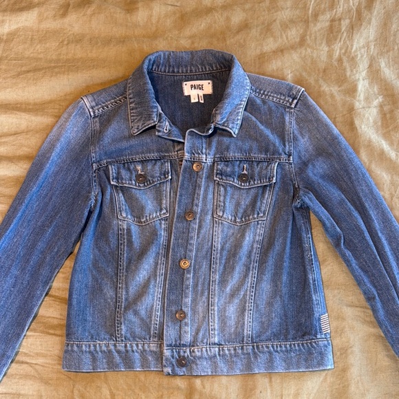 PAIGE | Jackets & Coats | Paige Light Blue Denim Jacket | Poshmark
